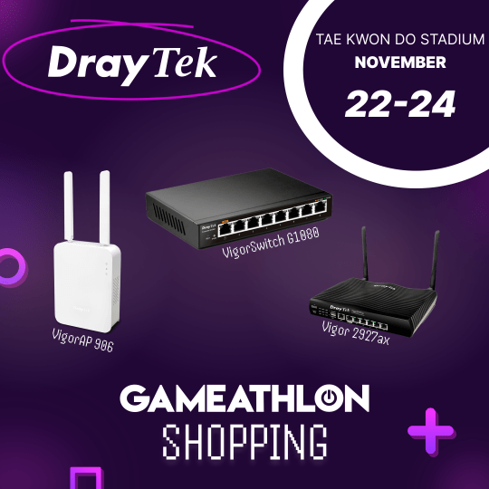 Οι κορυφαίες λύσεις δικτύωσης της DrayTek στο Gameathlon 2024 | IT NEWS