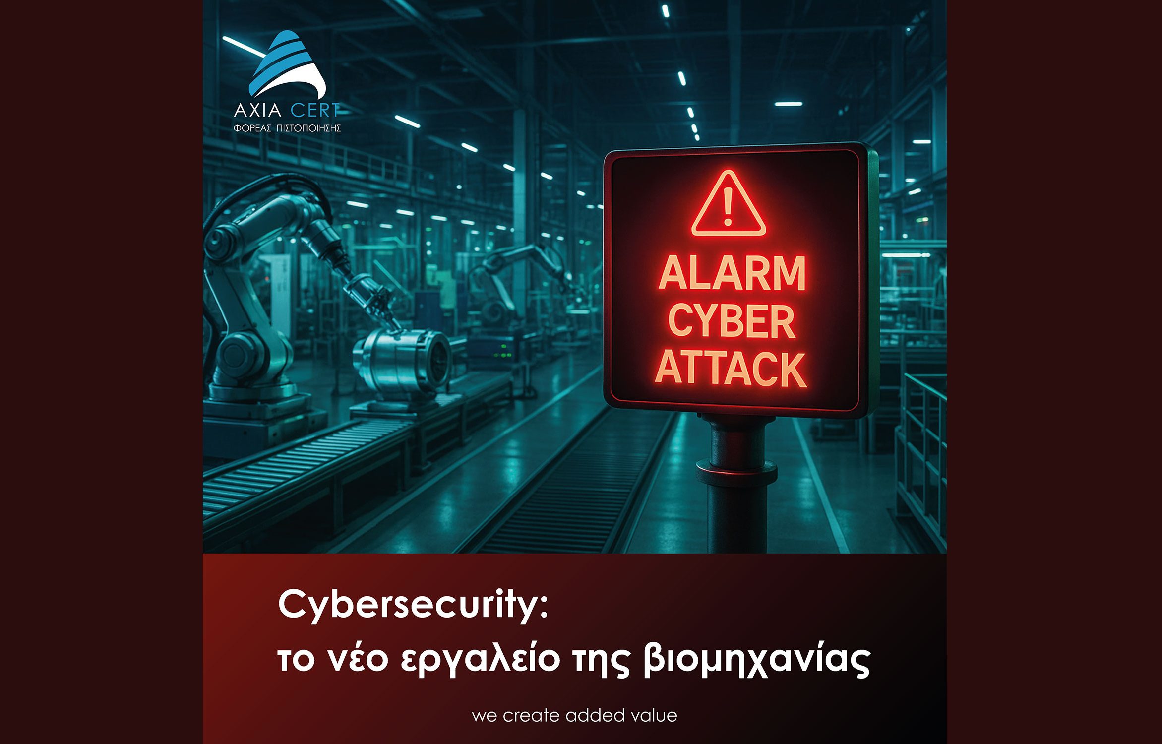 AXIA CERT: Κυβερνοασφάλεια στη Βιομηχανία | ISSUES